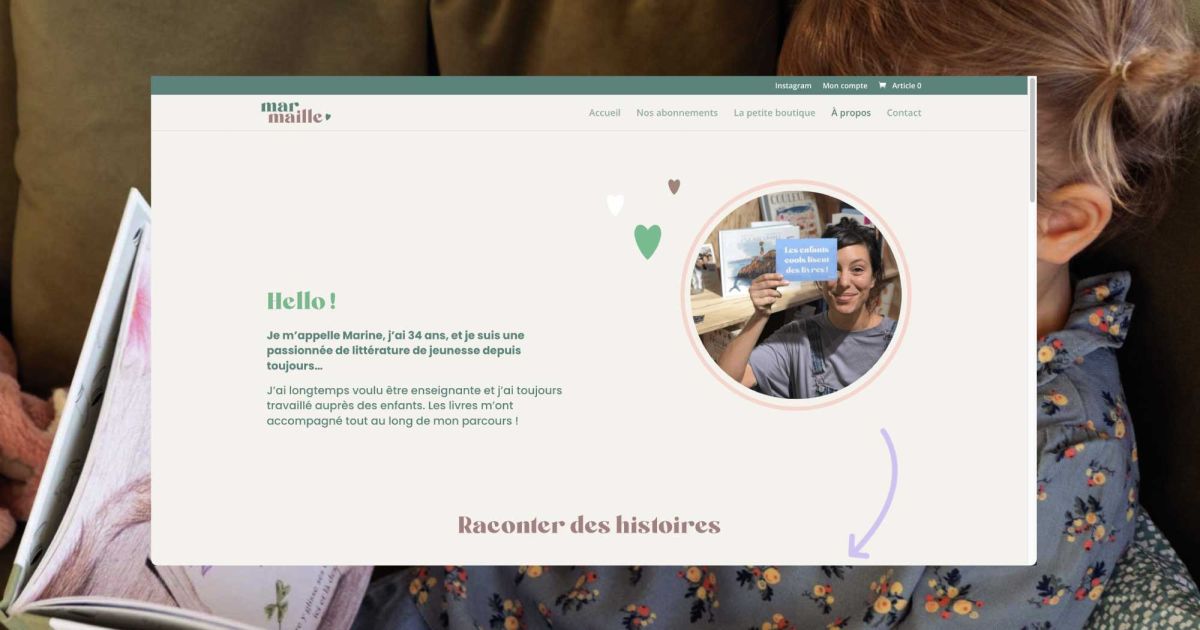 Développement du site commercial pour Marmaille - ÈSB Studio · Rennes