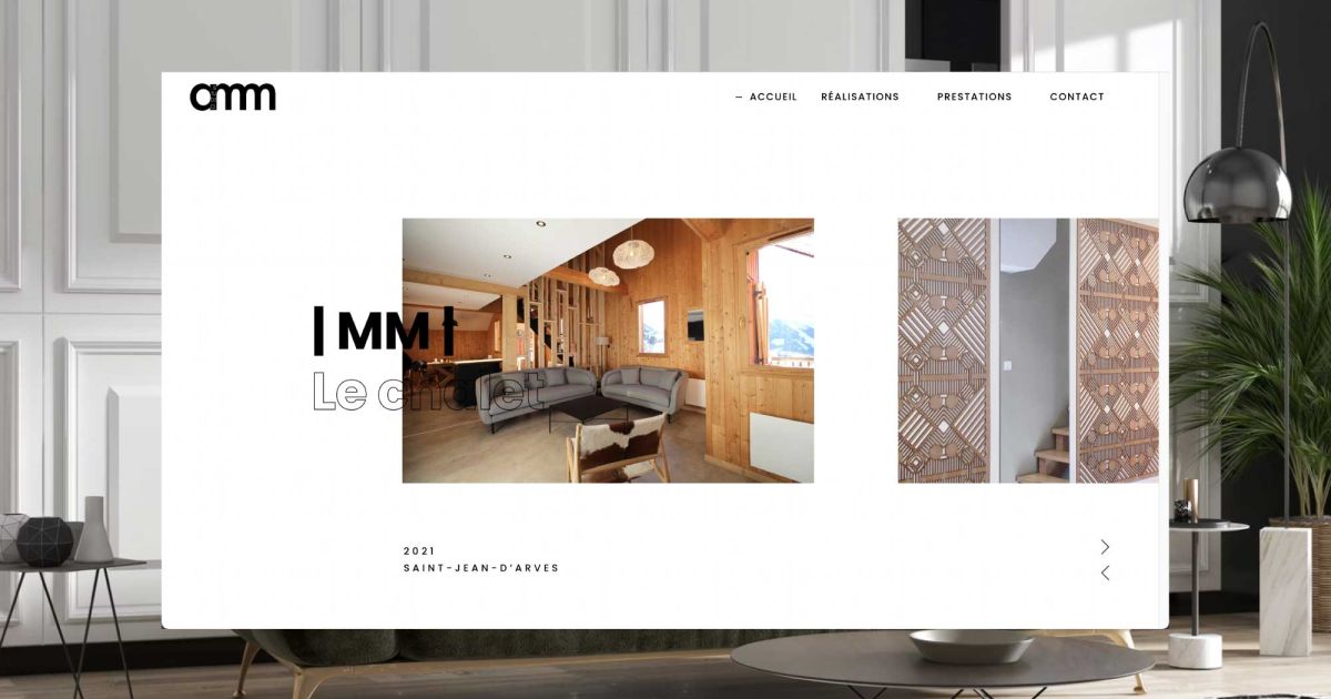 Conception du site internet du Studio amm - ÈSB Studio · Rennes